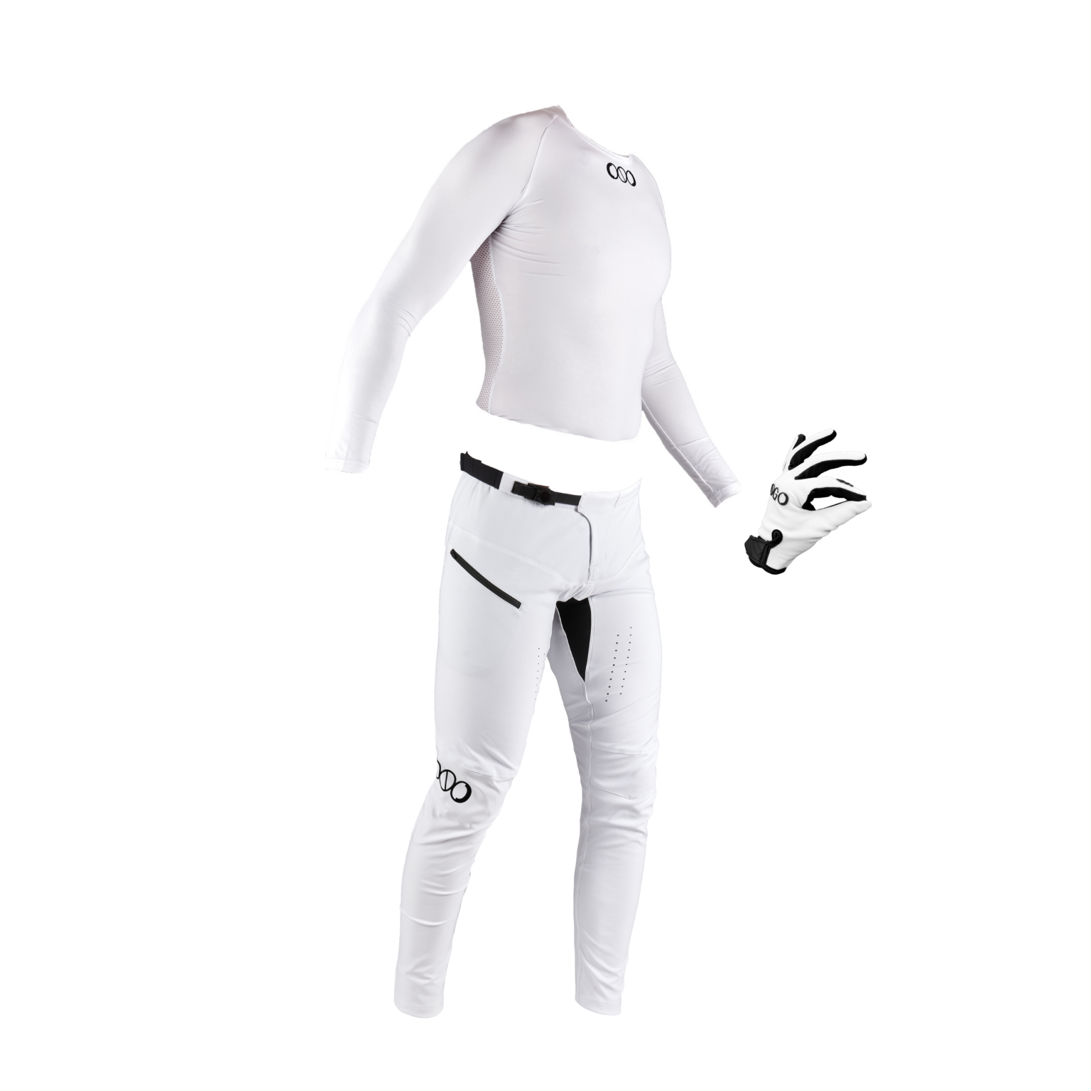 Outfit BMX/MTB RACER White - NOLOGO RACING
